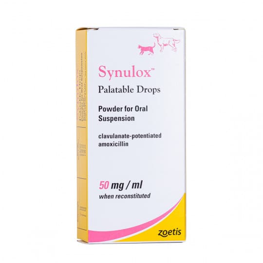 Buy Synulox Palatable Drops, Powder for Oral Suspension from £11.79 ...